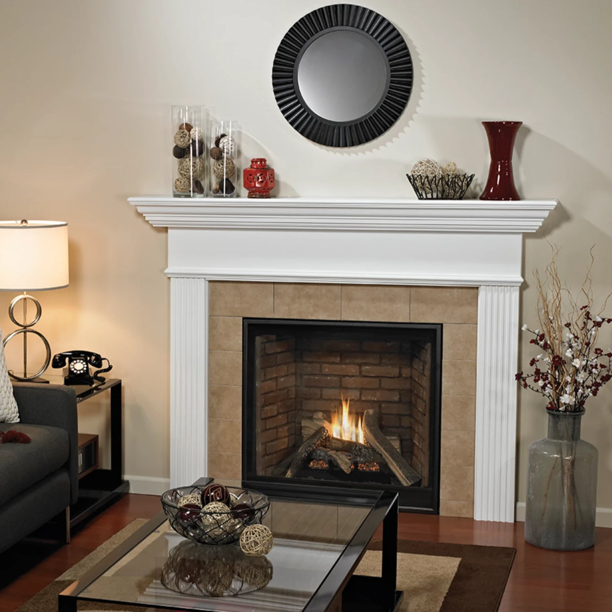 Empire Madison Clean-Face Premium Traditional 36 Gas Fireplace DVCP36B ...