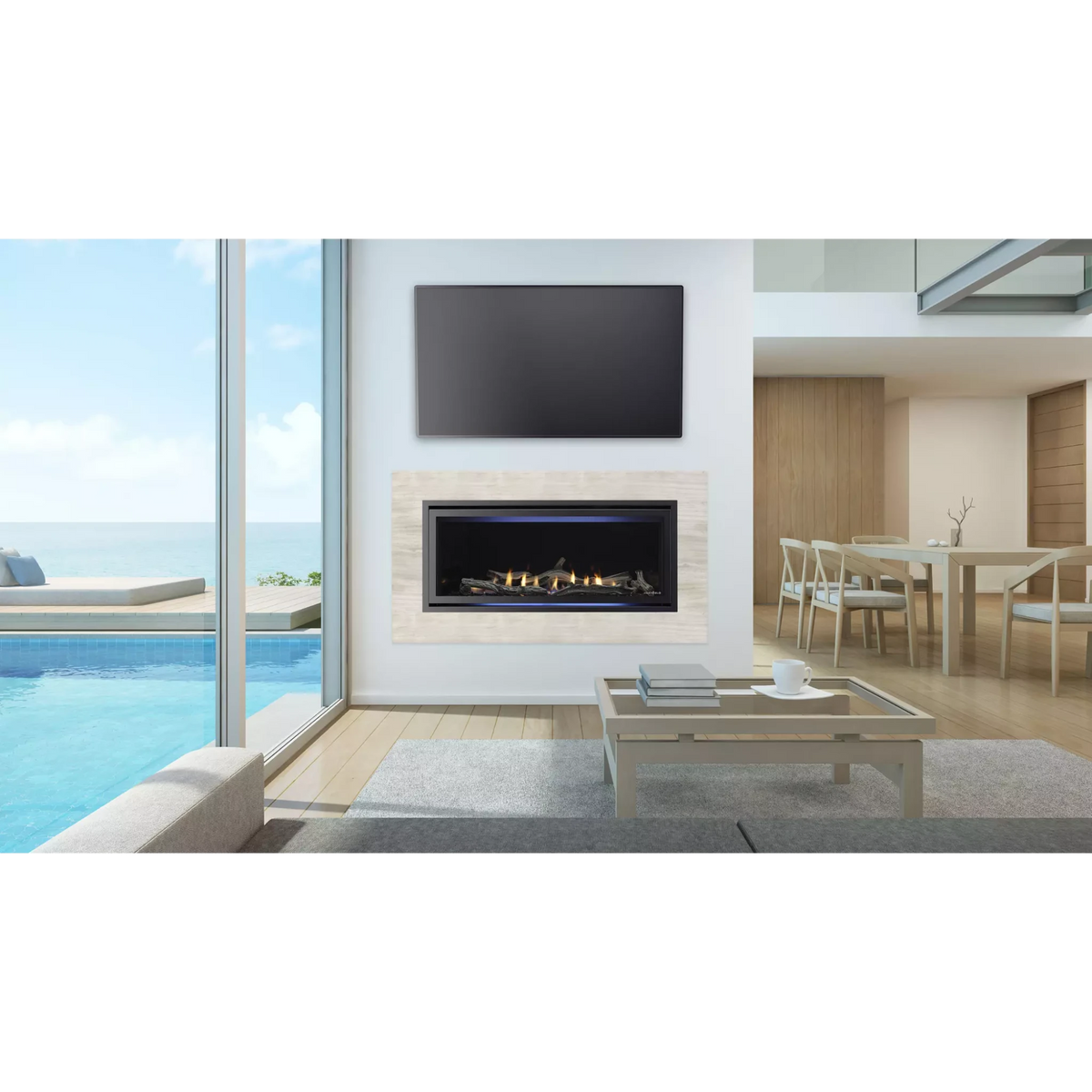 Heat & Glo Cosmo 42" Indoor Gas Fireplace COSMO42-IFT-B — Fireside Living